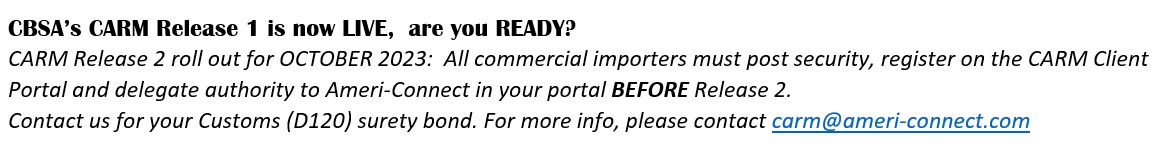 Customs | Ameri-Connect Freight Services Inc.